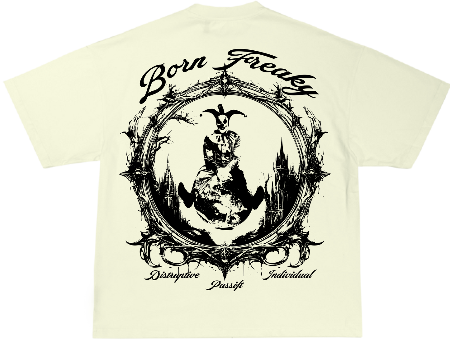 Born Freaky Off White T-shirt – Passift